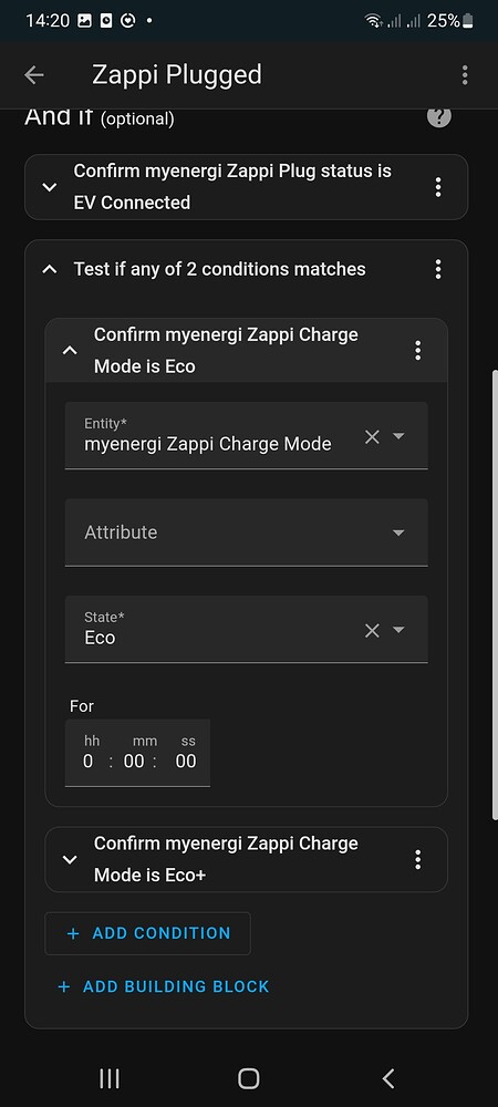 Trigger Home Assistant Actionable Notifications By Connecting Ev Myenergi Zappi Third Party