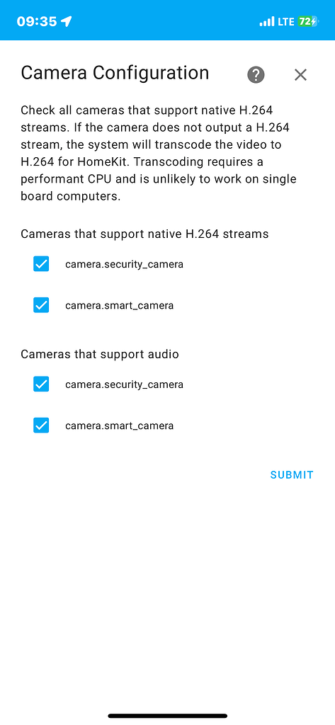 Homekit Not Showing My Tuya Cameras Home Assistant Community