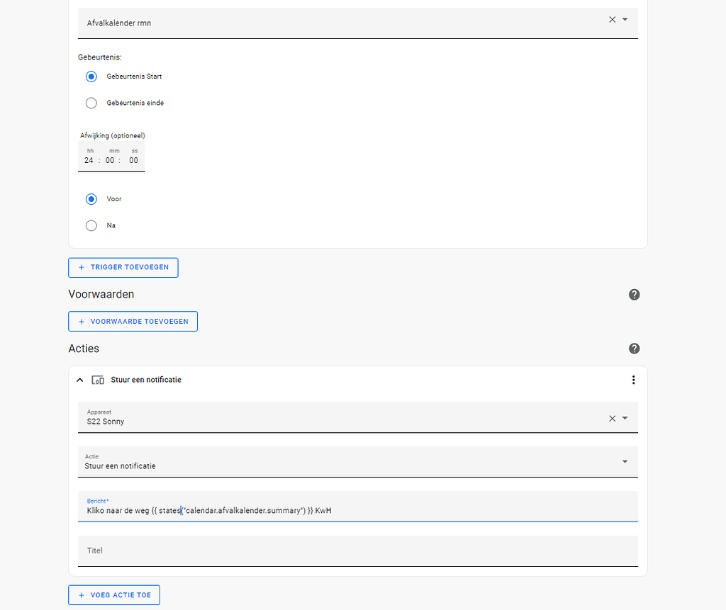 Send push notification on mobile from calendar - Development - Home ...