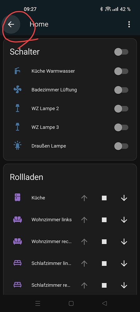 I cannot navigate to home menu - Home Assistant Companion for Android ...