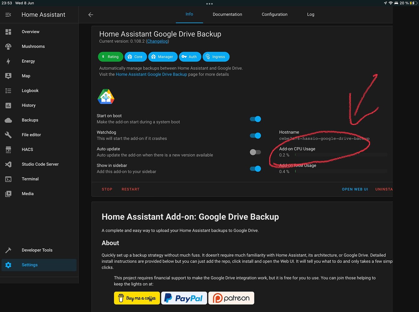 Cpu Usage Problem Configuration Home Assistant Community