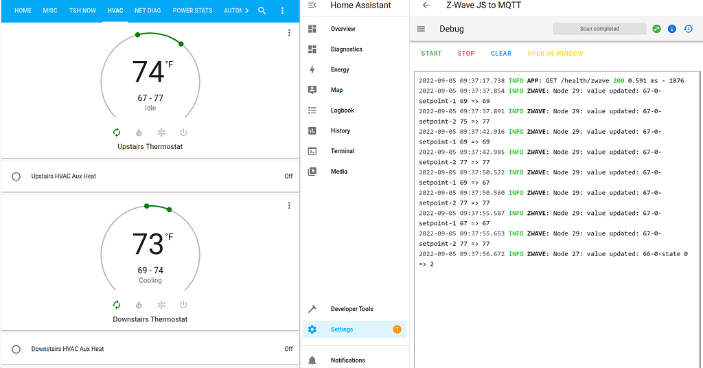 ZwaveJS2MQTT Regression - Thermostats broken in 0.46.0 - Z-Wave - Home ...