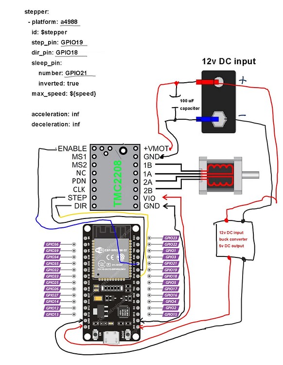 TMC2208 driver with nema 17 stepper motor help please - ESPHome - Home ...