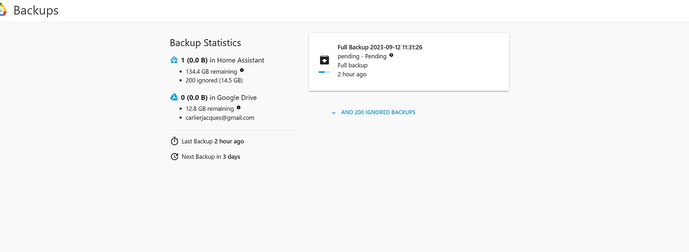 Full backup pending - Home Assistant Community