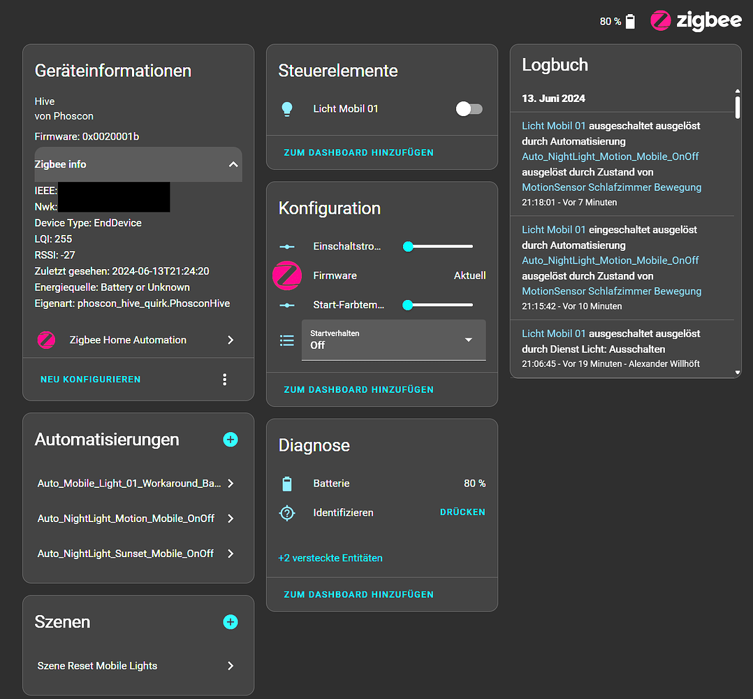 Phoscon Hive no Battery Status - Zigbee - Home Assistant Community