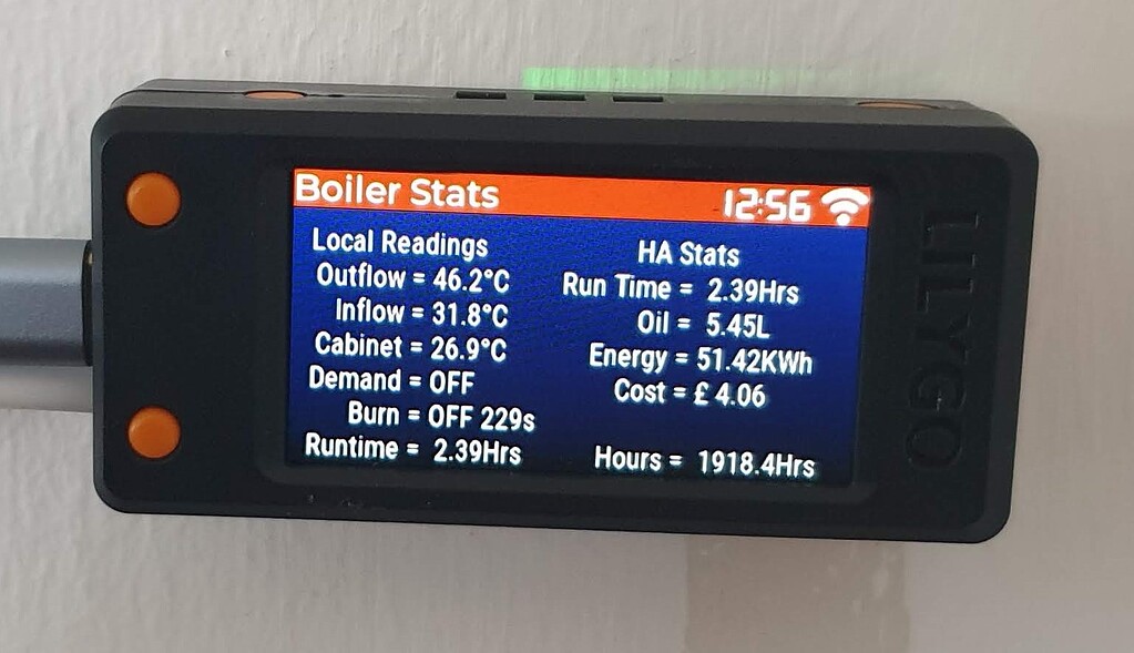 Boiler Monitor and Display - Share your Projects! - Home Assistant ...