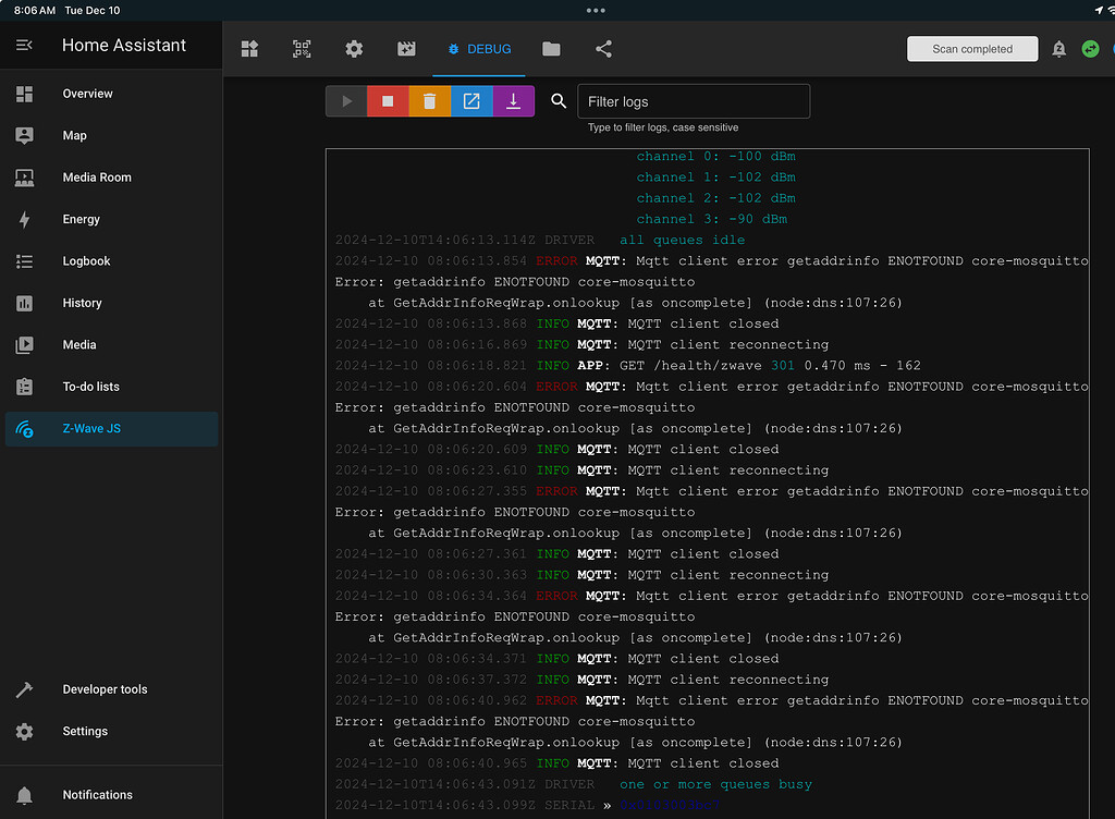 Mqtt Error Within Z Wave Js Ui Z Wave Home Assistant Community