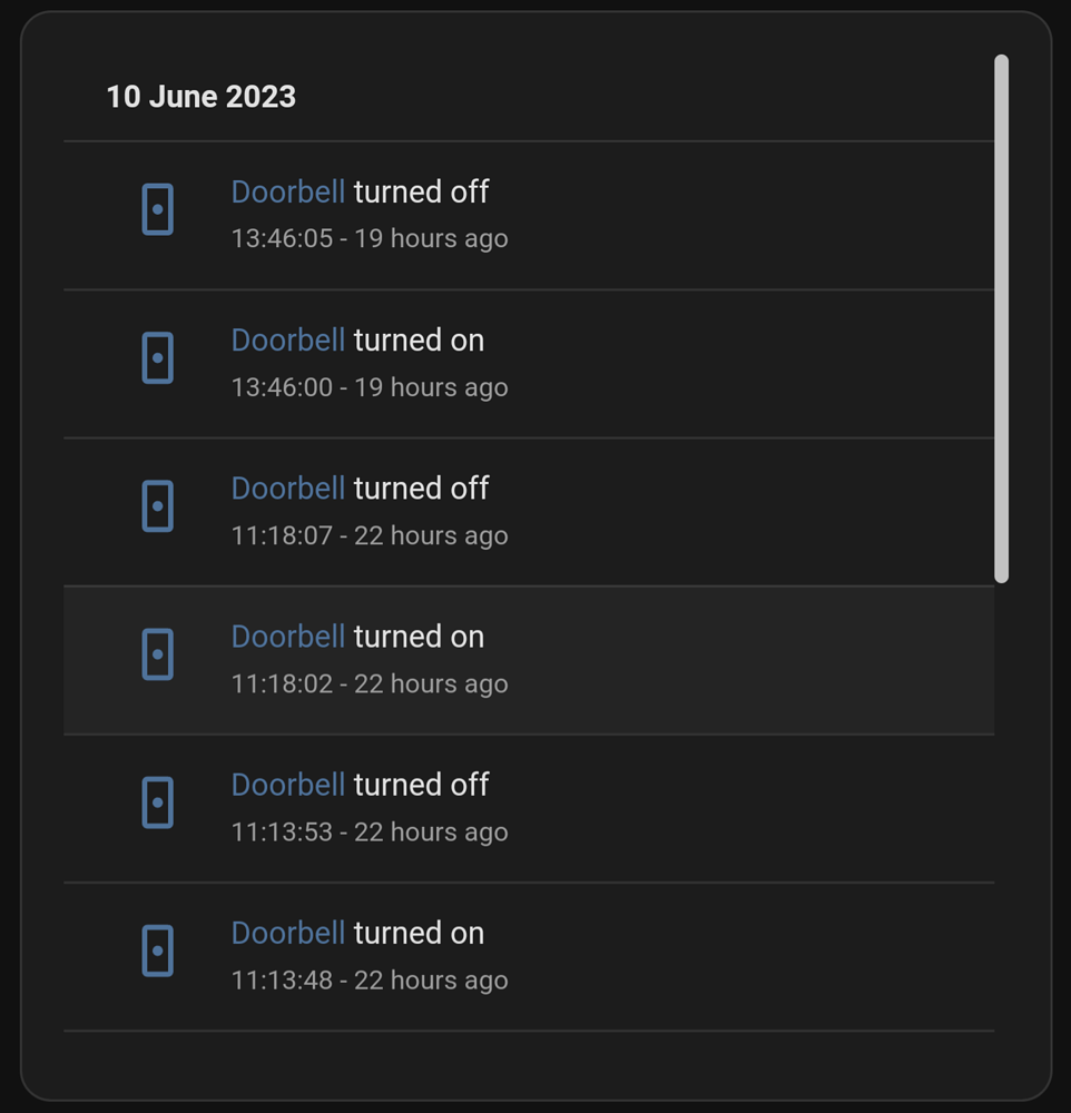 How To Display List Of Binary Sensor On Events Configuration Home