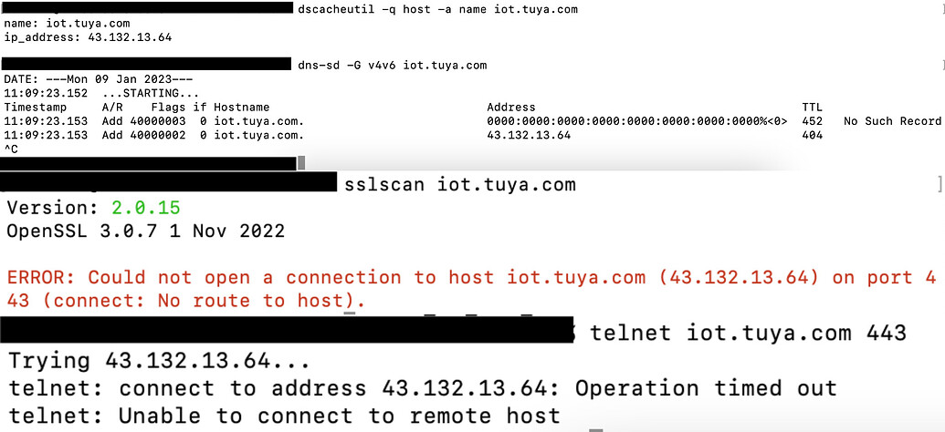 Tuya Integration - No Devices and connection blocked to iot.tuya.com - Third party integrations ...