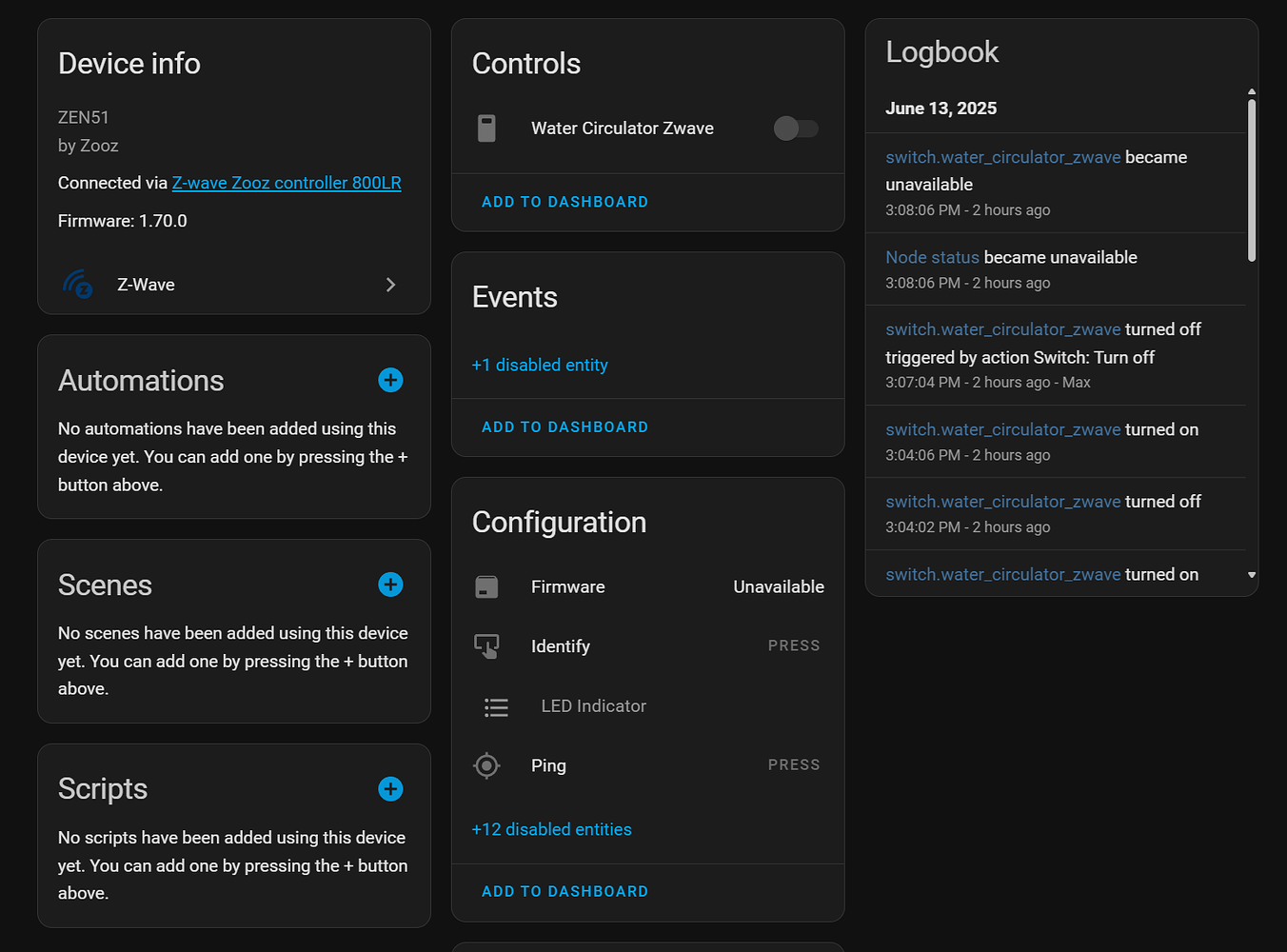 Delete orphaned zwave devices - Z-Wave - Home Assistant Community
