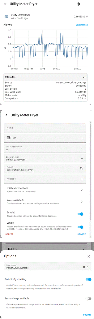 Utility meter helper used to convert watts to kWh - Energy - Home Assistant Community