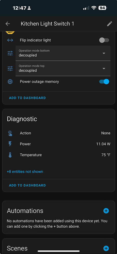 Aqara Switch In “smart Bulb Mode” Zigbee Home Assistant Community