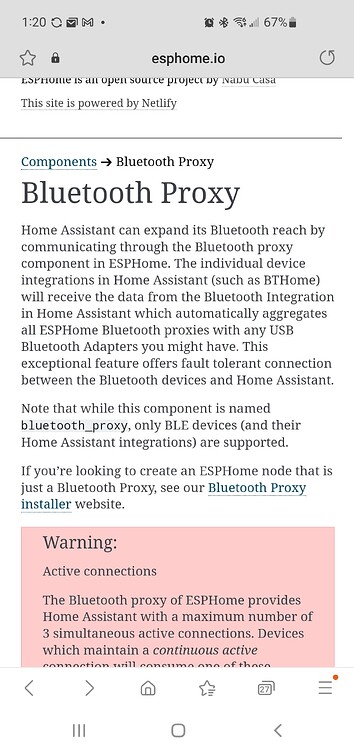 ESPHome - Multiple Bluetooth proxies - ESPHome - Home Assistant Community