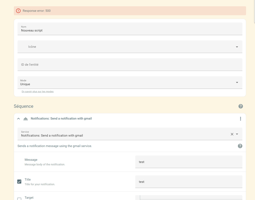 New Script Response Error 500 Configuration Home Assistant Community