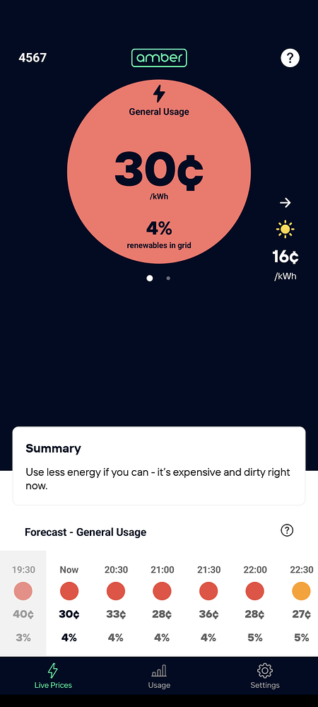 Amber Electric - Change the colour of a light based on the current ...