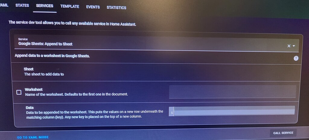 Google sheet integration error - Configuration - Home Assistant Community