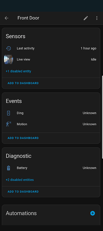Issue with Ring Integration - Third party integrations - Home Assistant ...