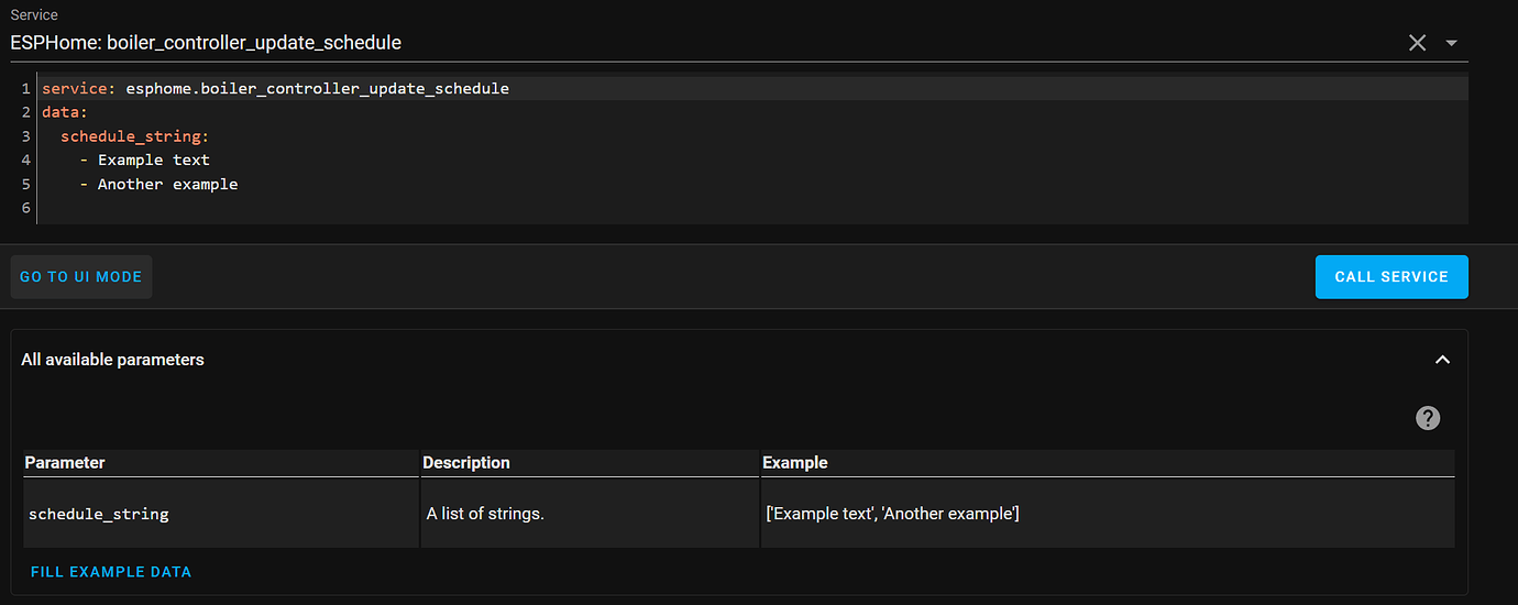 How To Send Array To Esphome Service From Python Esphome Home Assistant Community