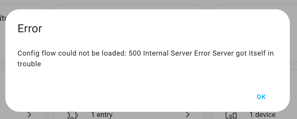 Error When Adding Frigate To Home Assistant Core Via Hacs Error Config Flow Could Not Be
