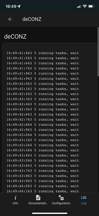 Deconz add-on: Tasks in wait state - Configuration - Home Assistant Community