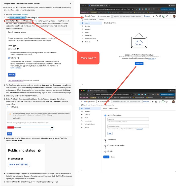 Nest integration setup steps not helpful - Configuration - Home Assistant Community