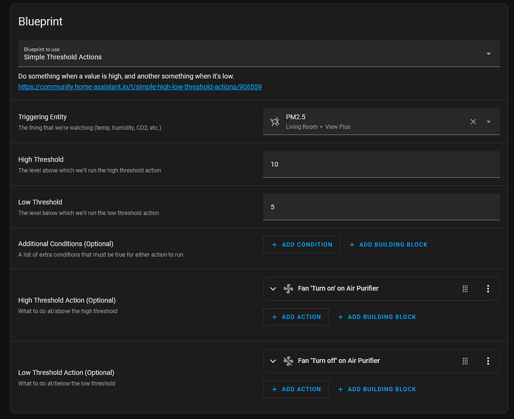 Simple High/Low Threshold Actions - Blueprints Exchange - Home ...