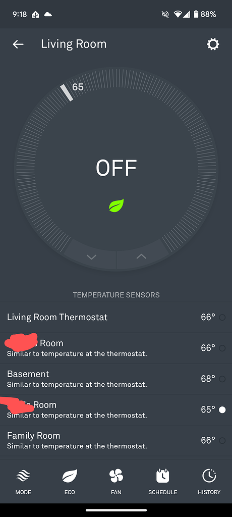 Give users the ability to select a different external temp sensor for their thermostat - Feature ...