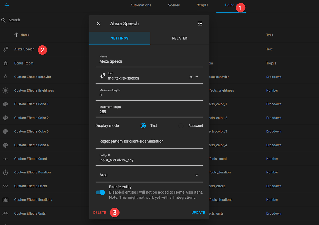 Helper How Do I Edit Or Delete An Input Boolean Helper Configuration Home Assistant Community