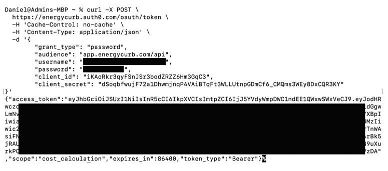 Creating Sensors And Filtering Specific Json Value From Curb Energy Api