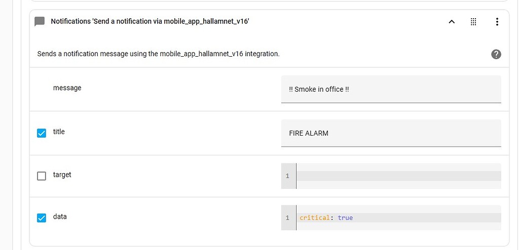 Critical Notification In Notification Template Configuration Home Assistant Community