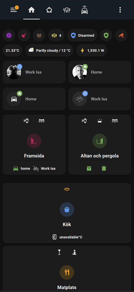Dashboards view nav is hard to reach on mobile - Month of "What the ...