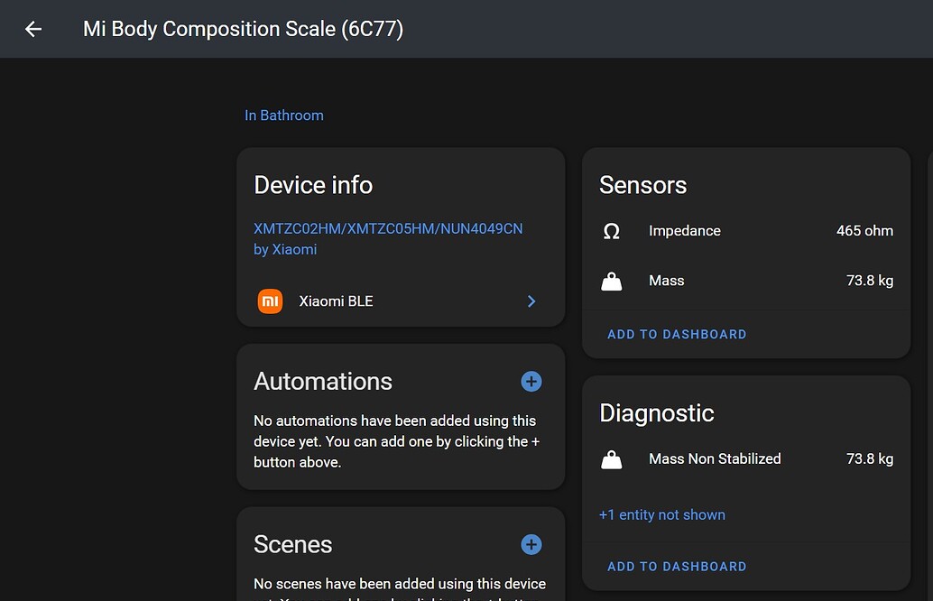 Add Xiaomi Mi Scale to Xiaomi BLE - Feature Requests - Home Assistant Community