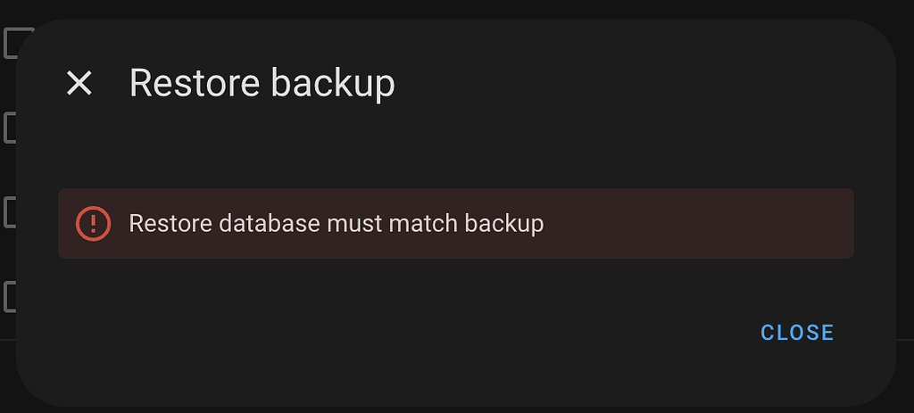 Unable to restore from backup (2025.1) - Configuration - Home Assistant ...