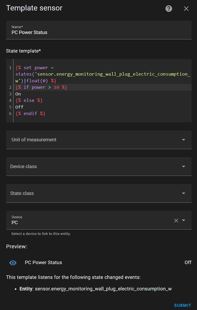 Sensor Entity for Power Consumption - How to Template? - Configuration - Home Assistant Community