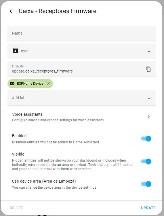 Cant Update Esphome Devices Using Service From Ha Esphome Home