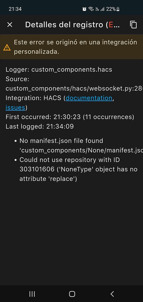 Failed To Install Integrations Configuration Home Assistant Community