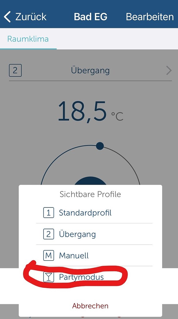 HomematicIP "Party Mode" Feature for heating groupe - Feature Requests ...