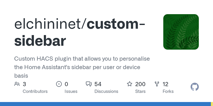 Hide sidebar - Configuration - Home Assistant Community