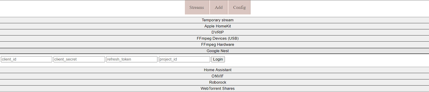 Go2rtc nest configuration - Third party integrations - Home Assistant ...
