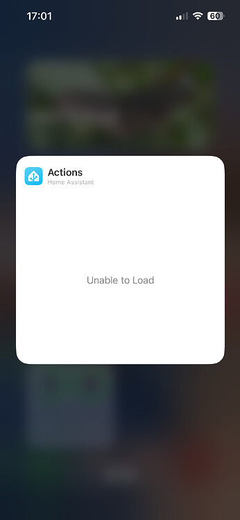 iOS widget blank - Home Assistant Companion for Apple - Home Assistant ...