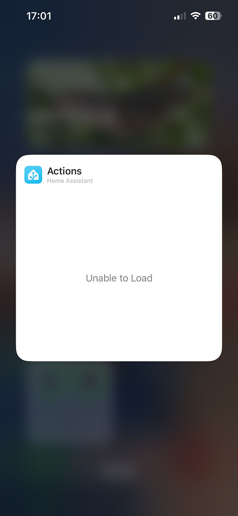 iOS widget blank - Home Assistant Companion for Apple - Home Assistant Community