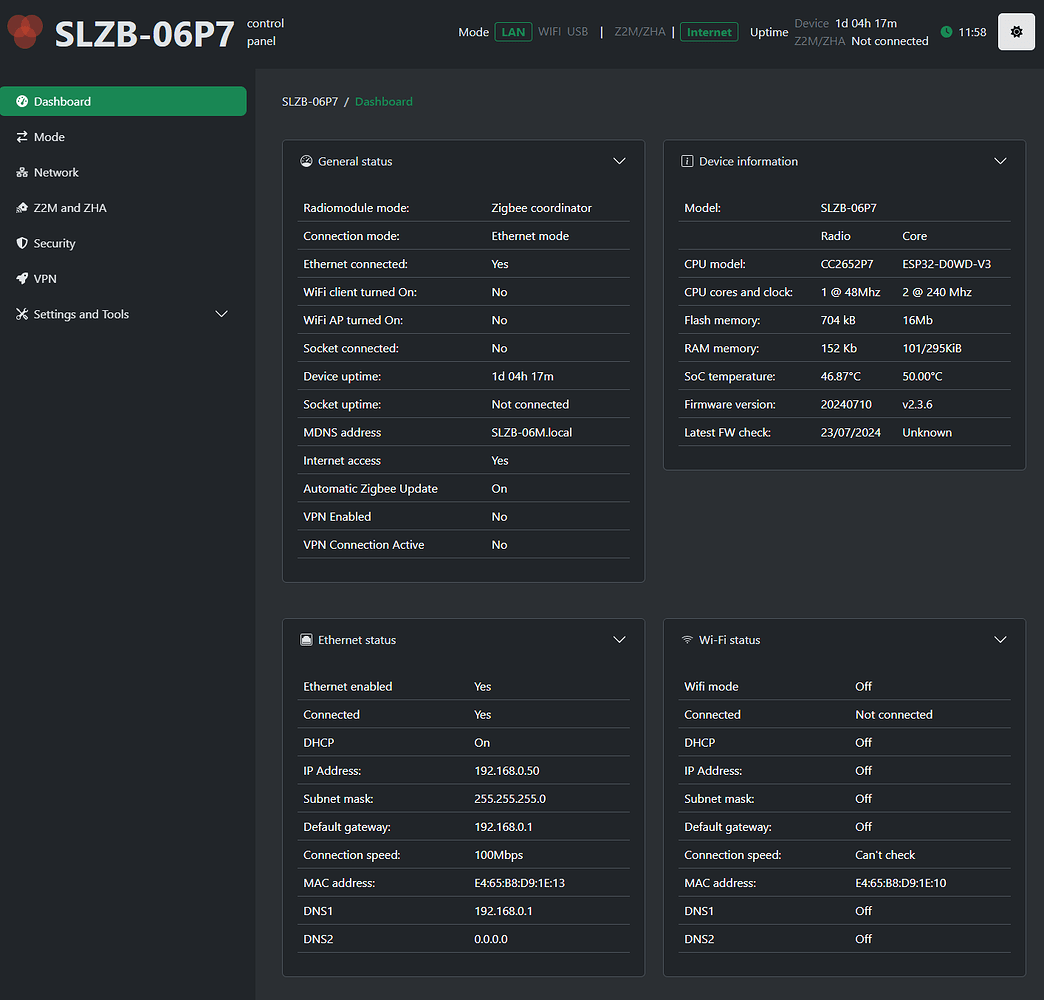 Zh:zstack:znp: Socket error - Zigbee - Home Assistant Community