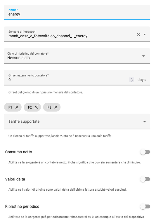 Utility Meter Without Cycle On Package Energy Home Assistant Community
