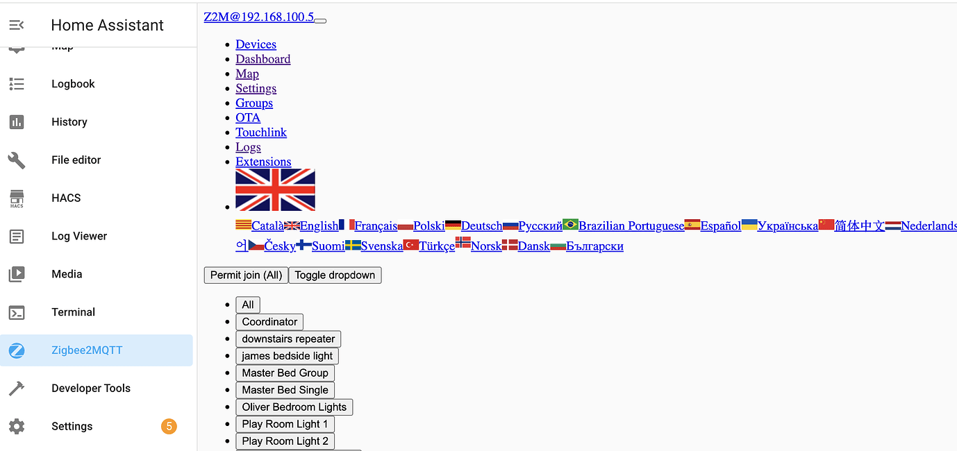 Zigbee2mqtt UI broken - Zigbee - Home Assistant Community Zigbee2mqtt UI broken - Zigbee - Home Assistant Community