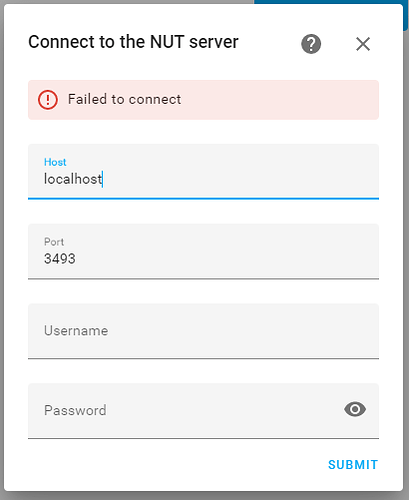 NUT Server Integration on Home Assistant Core 2022.6.5 - Third party ...