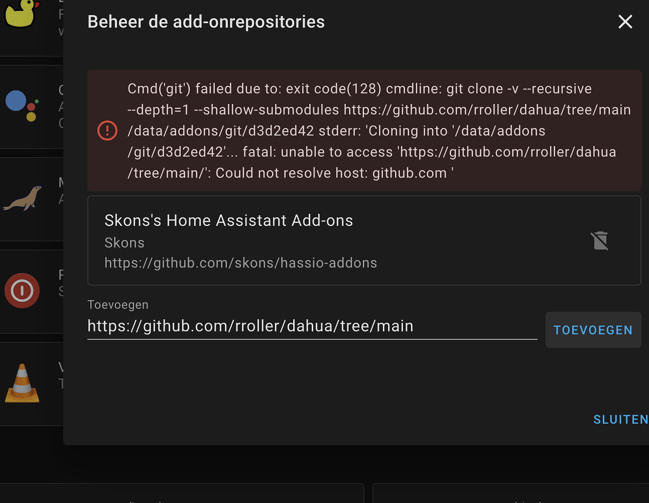 Not able to add new Hacs add-ons - Third party integrations - Home Assistant Community