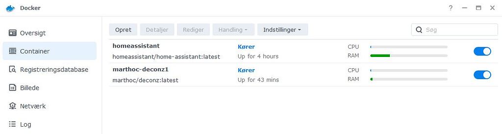 Synology - ConBee - deconz - Configuration - Home Assistant Community
