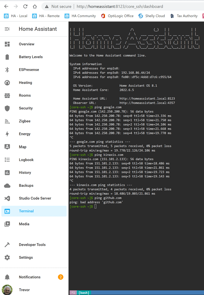 Generic x86 - GitHub - Installation - Home Assistant Community