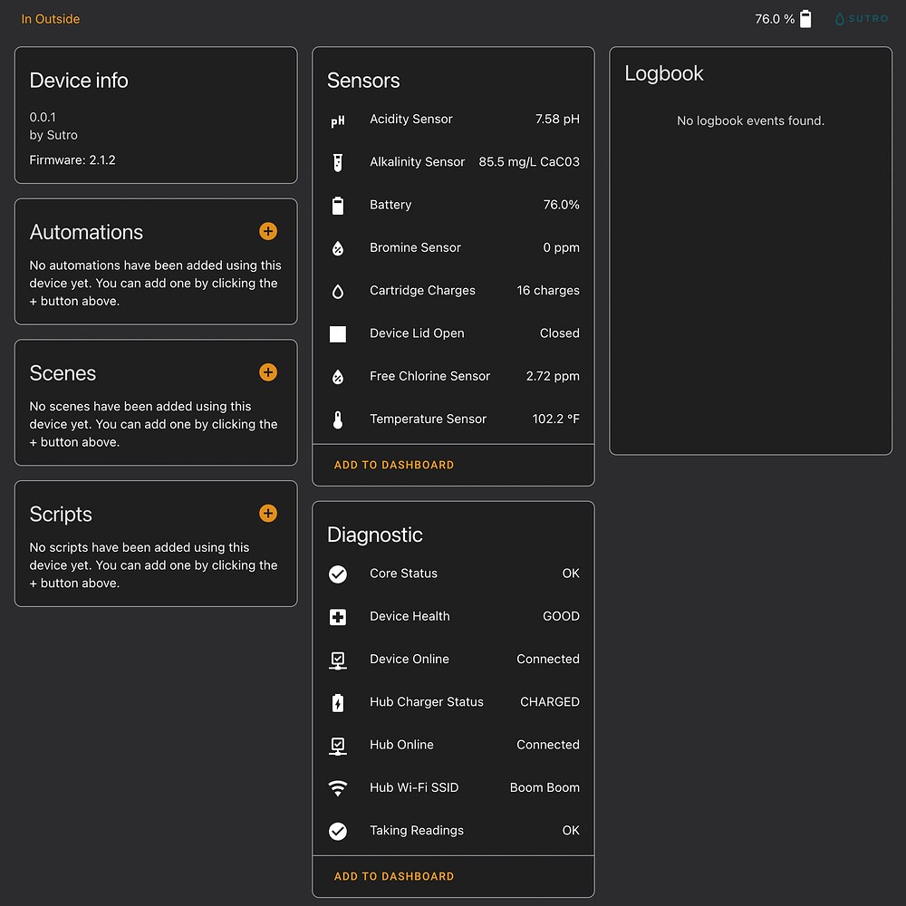 Sutro integration - Custom Integrations - Home Assistant Community