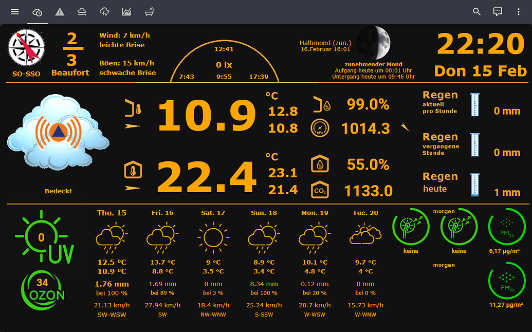 My Weatherstation-View - Page 2 - Share your Projects! - Home Assistant ...